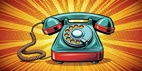 Old Rotary Telephone Illustration Background Images Hd Pictures And