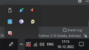 Create A Responsive System Tray Icon Using Python PyStray GeeksforGeeks