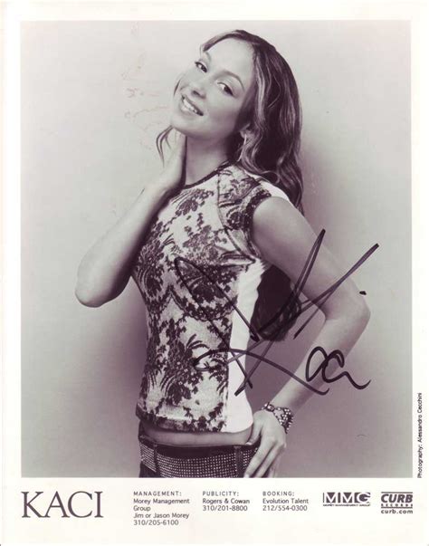 Kaci In Person Autographed Photo