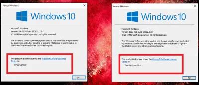 How To Change Registered Owner Organization Info In Windows