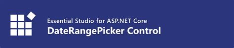 Aspnet Core Daterangepicker Syncfusion Aspnet Core Ui Controls
