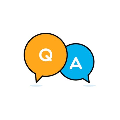 Premium Vector Questions And Answers Speech Bubbles