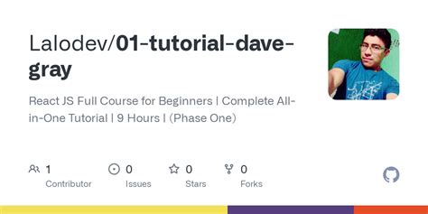 github lalodev 01 tutorial dave gray react js full course for beginners complete all in one