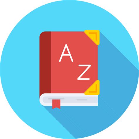 Dictionary Generic Color Fill Icon Freepik