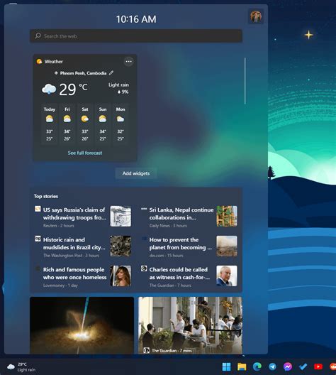 Is There Any Way To Remove The News Widget R Windows11