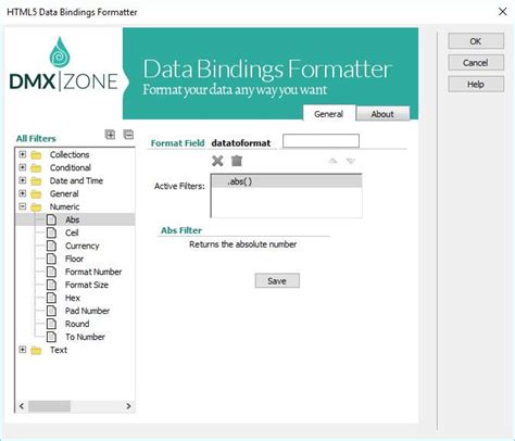 Html5 Data Bindings Formatter Extensions Dmxzonecom