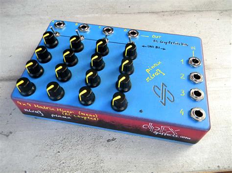 Dpfx Pedals 4x4 Active Matrix Mixer Ac Coupled Reverb Uk