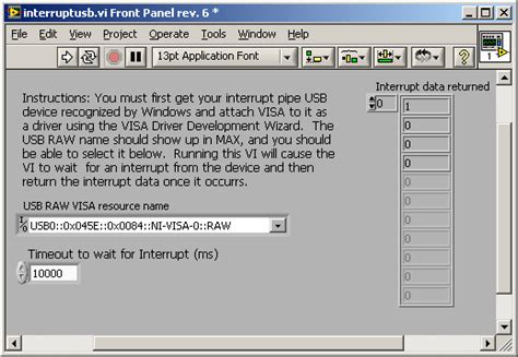 Nugget 1 Of N Getting Started With Usb Communication Via Visa Ni Community