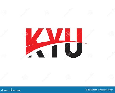 Kyu Letter Initial Logo Design Stock Vector Illustration Of Element Font 236631655