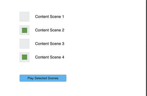 Play Just Selected Scenes Scene Tumult Forums