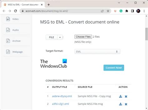 How To Convert Msg To Eml On Windows 1110