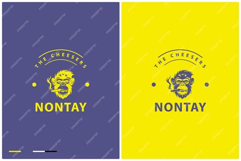 Premium Vector Creative Monkey Smoking Cigar Artwork Classic Style