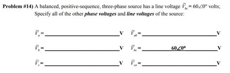 Solved Problem 14 A Balanced Positive Sequence