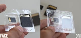 Perbedaan Memory Card Sandisk Original Vs Palsu