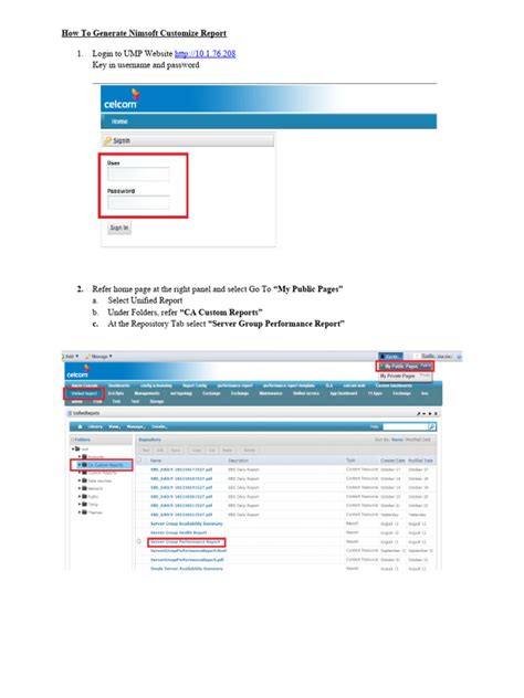 Nimsoft Web Report Guideline Pdf Icon Computing World Wide Web