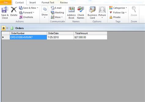 Microsoft Dynamics CRM Outlook Client Extending The Functionality
