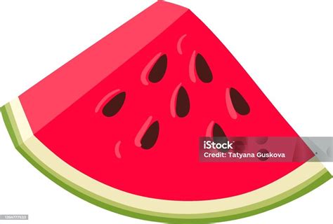 수박 전체 슬라이스 반쪽 슬라이스 분기 씨앗 꽃과 수박잎 플랫 스타일의 컬러 일러스트레이션 0명에 대한 스톡 벡터 아트 및 기타 이미지 Istock