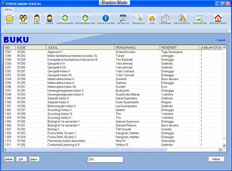 Download Software Aplikasi Perpustakaan Sekolah