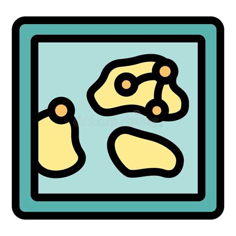 Migration Map Icon Vector Flat Stock Vector Illustration Of