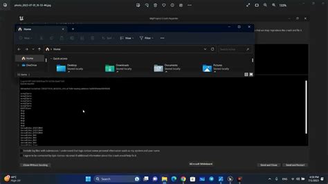 unhandled exception exception access violation reading address