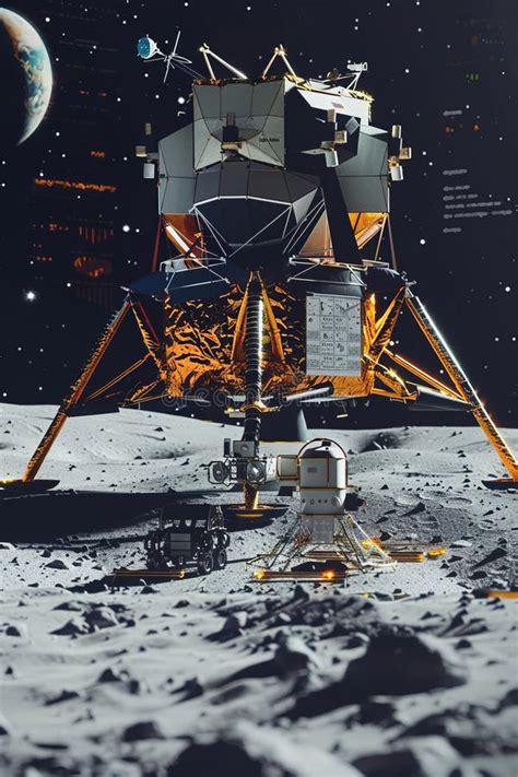 Graphic Of Illustration Of Scientific Data Visualization On The Lunar