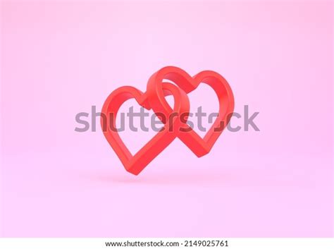 Two Hearts Connected Each Other On Stock Illustration 2149025761 Shutterstock