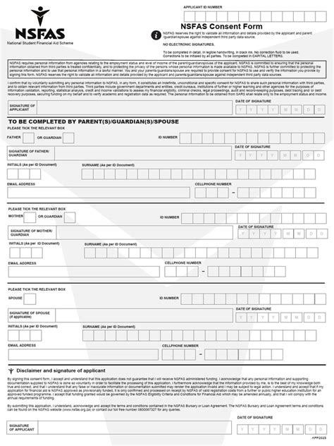 Nsfas 2024 Applications Consent Form Pdf