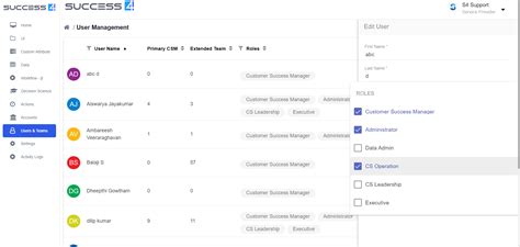 B How To Add Edit Roles To The Users Success Knowledge Base