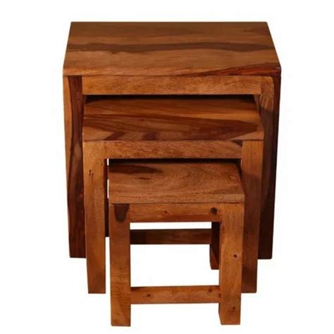 Rectangular Wooden Nesting Table Set 3 Tables At Rs 3500 Set In Churu Id 2850317176630