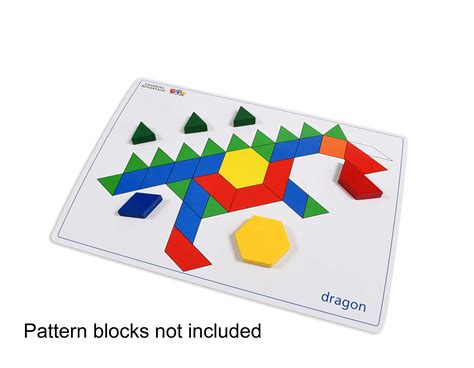 Mua Learning Advantage Pattern Block Cards Set Of 20 Double Sided