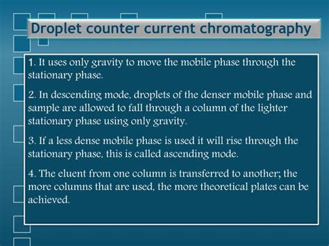 Counter Current Chromatography Pptx