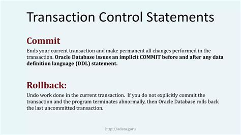 Oracle Sql Dml Statements Ppt