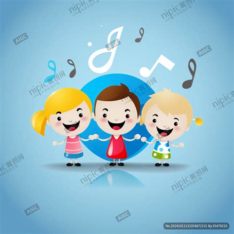 Ai创作图儿童拿话筒图标 音乐卡通风格兴趣班 唱歌的小朋友 插画音乐之声乐队 音乐背景少儿音乐 音乐班素材 少儿声乐培训卡通形象 唱歌的儿童