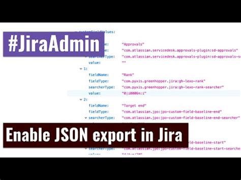 Jira Admin How To Enable JSON Export In Jira Ravi Sagar