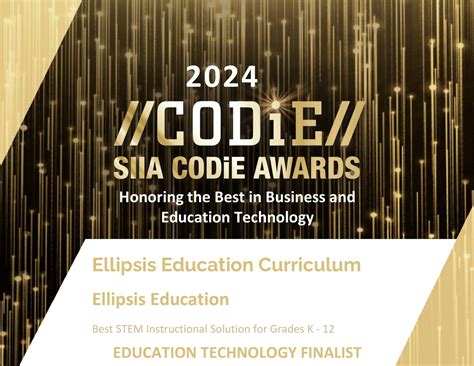 Ellipsis Education Named 2024 Siia Codie Award Finalist Ellipsis Education
