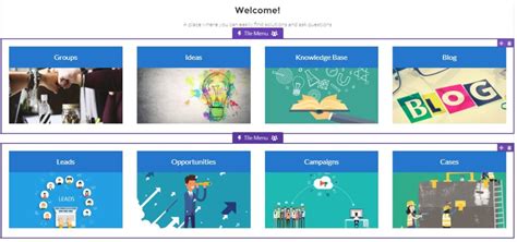 Set Up Navigation Menu Variations And Tile Menu For Community Advanced Communities