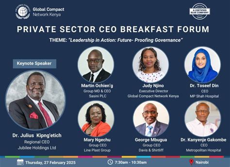 Sasini Plc On Linkedin Ceoagenda Sustainability Governance Leadership