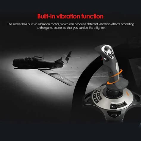 2022 For Pxn 2113 Flight Simulator Gamepad Vibration Controller Usb Wired Gaming Joystick Joypad