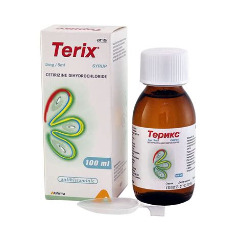 Terix - ტერიქსი 5მგ/5მლ. 100მლ. სიროფი
