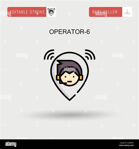 Operator Assistant Man Icon Stock Vector Images Alamy