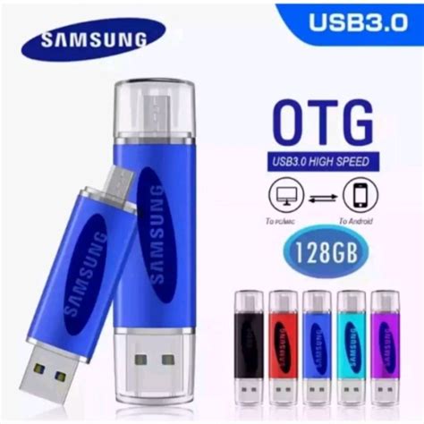 Jual FLASHDISK OTG SAMSUNG USB 3 0 64 DAN 128 GB FLASHDRIVE FLASDISK TERLARIS PLUS OTG Shopee
