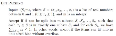 Solved Prove That Bin Packing Is Np Complete