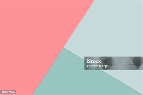 재료 디자인 배경 청록색과 분홍색 사탕 색상 복사 공간이있는 추상단순 플랫 레이 중첩 용지 0명에 대한 스톡 벡터 아트 및 기타 이미지 Istock