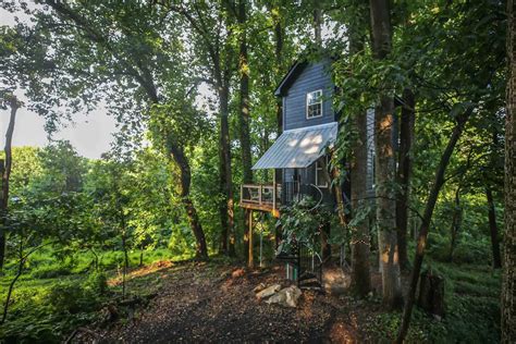 Two Story Treehouse In The Woods