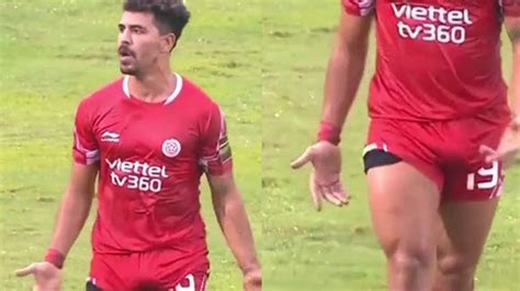 Egiptian Footballer With Huge Bulge
