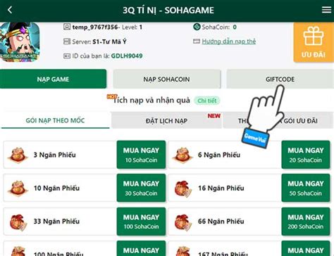 Tổng Hợp Code 3q Tí Nị Mới Nhất Tháng 1 2025 Gamevui Vn