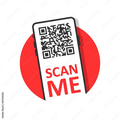 Qr Code Scan Icon In Flat Style Mobile Phone Scanning Vector Illustration On Isolated