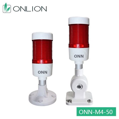 Onn欧恩机床三色报警灯 单层警示灯led设备信号指示灯可折带蜂鸣 产品关键词 欧恩三色警示灯