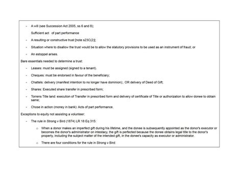 Equity And Trusts Notes Law340 Equity And Trusts Une Thinkswap
