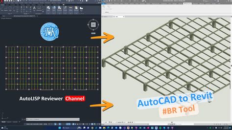 Autolisp Reviewer Export Beams And Columns From Autocad To Revit